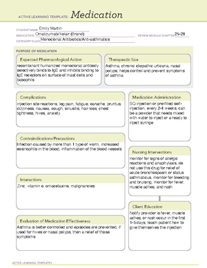 Purine Analog - Medication Active Learning Template Mercaptopurine ...