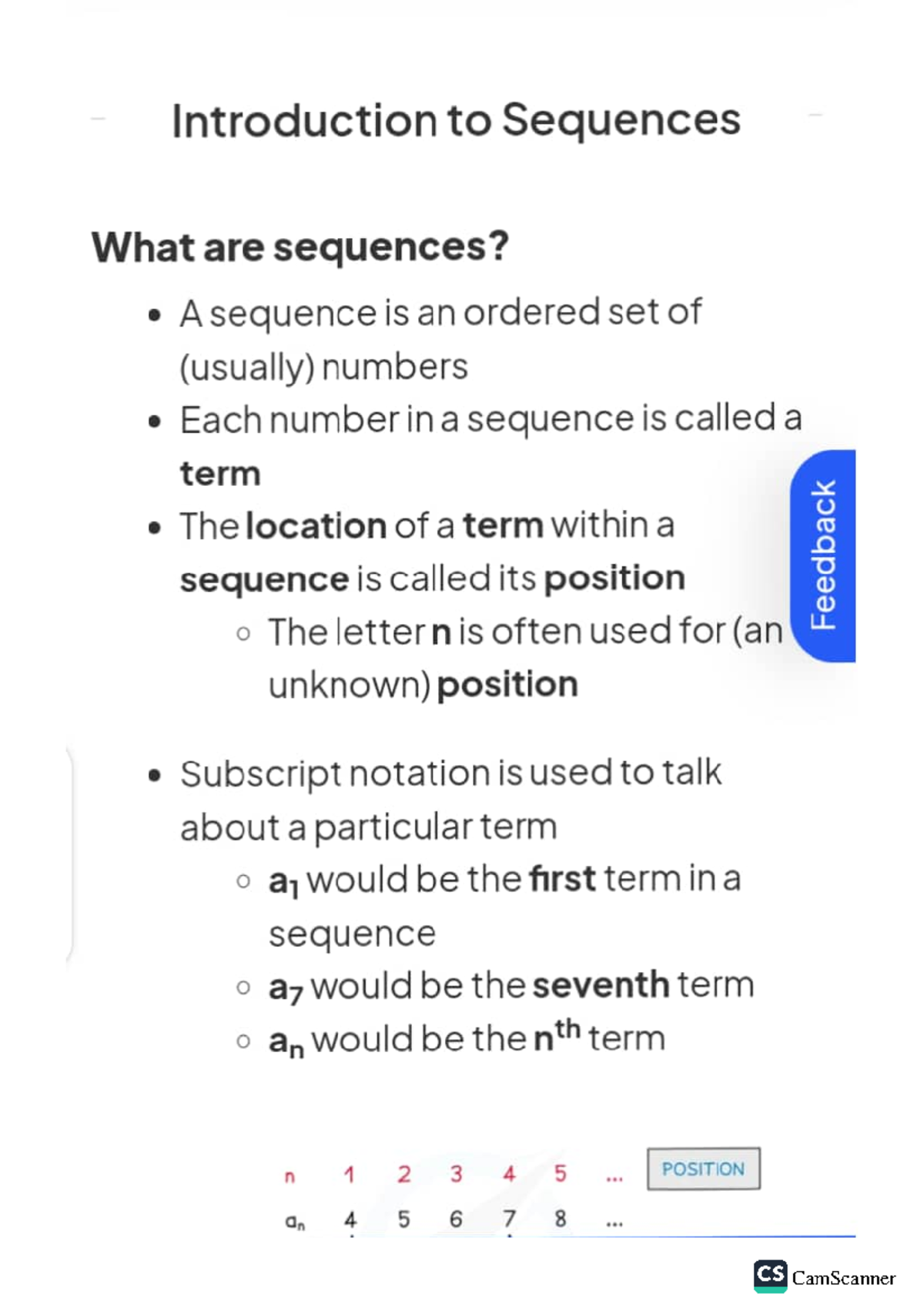 Sequence 2 - IGCSE Mathematics - Studocu