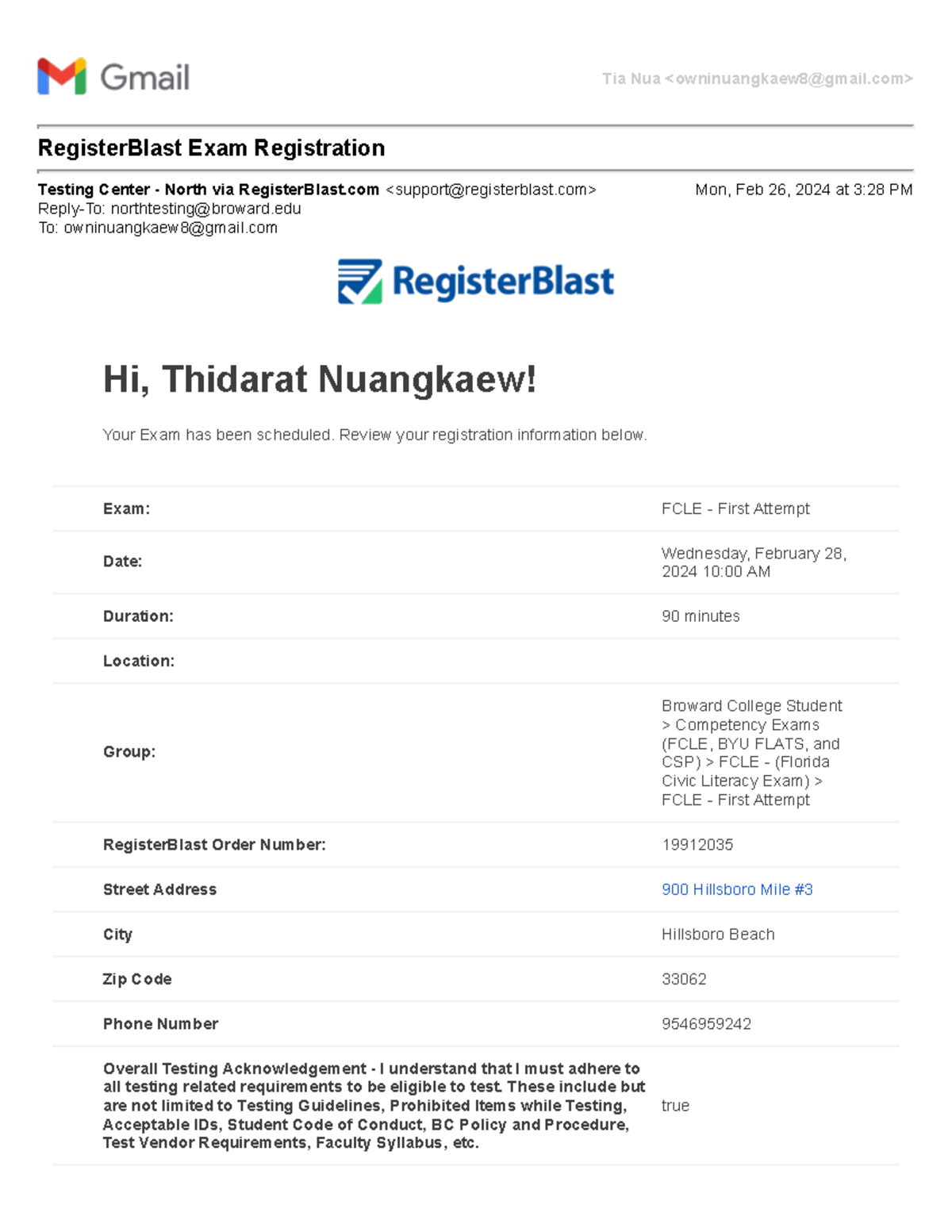 State Civil Register Exam - Tia Nua RegisterBlast Exam Registration - Studocu