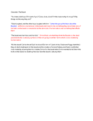 Lord of the Flies Simon Quotes + Analysis - Character: Simon ...