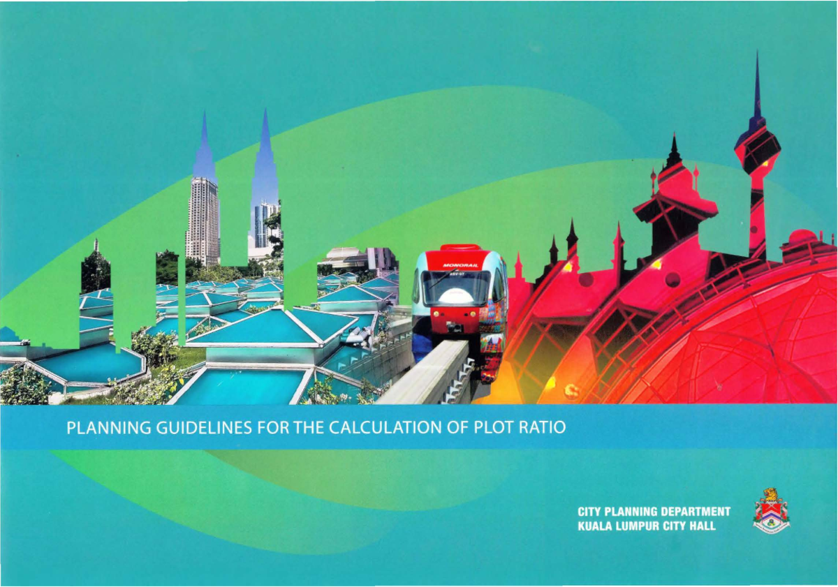 Iv PG Calculation Of Plot Ratio PLANNING GUIDELINES FOR THE Iv PG Calculation Of Plot Ratio PLANNING GUIDELINES FOR THE