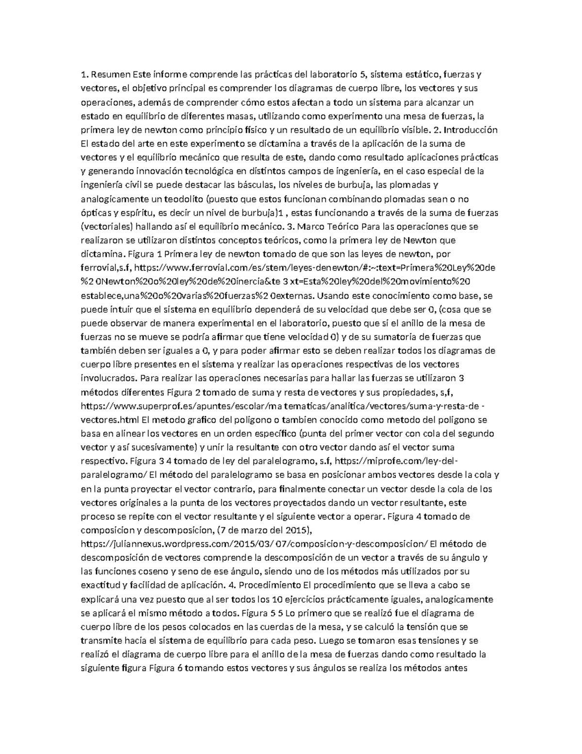 Lab 3 - lab 3 - Resumen Este informe comprende las prácticas del laboratorio 5, sistema estático ...