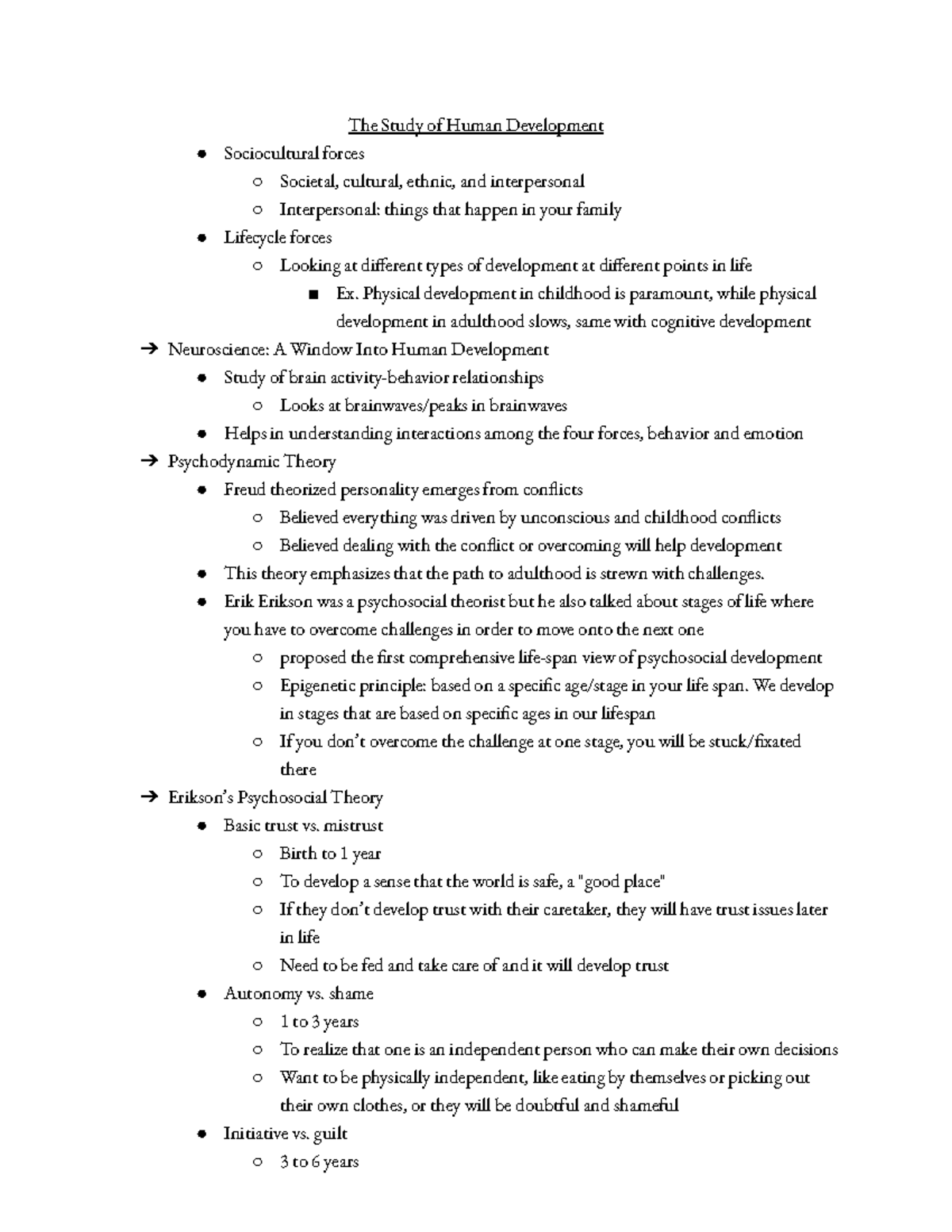 Chapter 1 - Human Development - The Study of Human Development ...