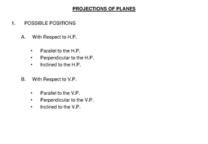 Lecture -7 Planes Th - Orthographic Projection • Principle and Methods ...