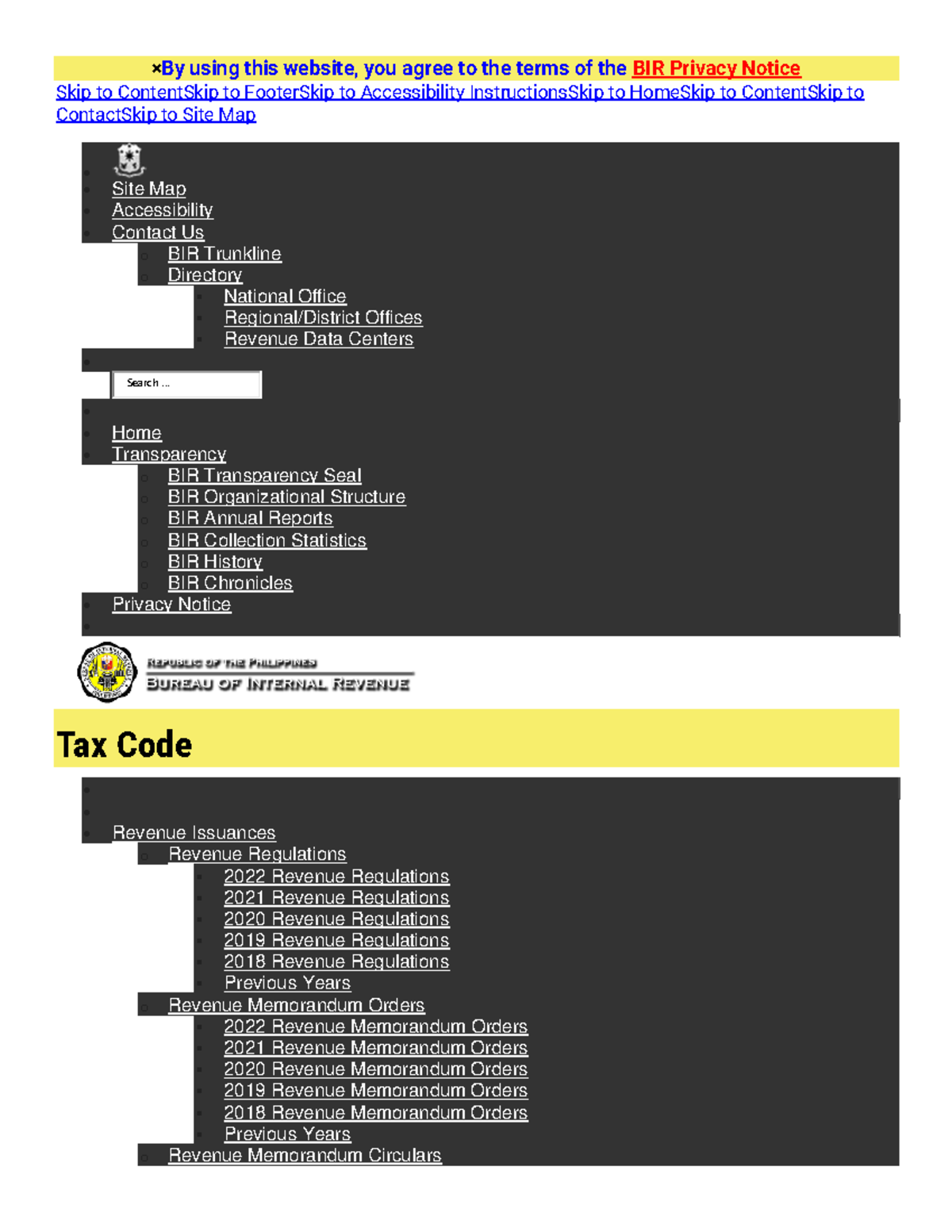 NIRC-from-BIR - Taxation 1 - By using this website, you agree to the ...