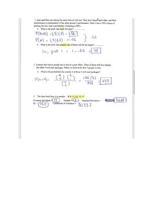 Module 7 Practice Questions - MAS 201 - Module 7 Practice Questions ...