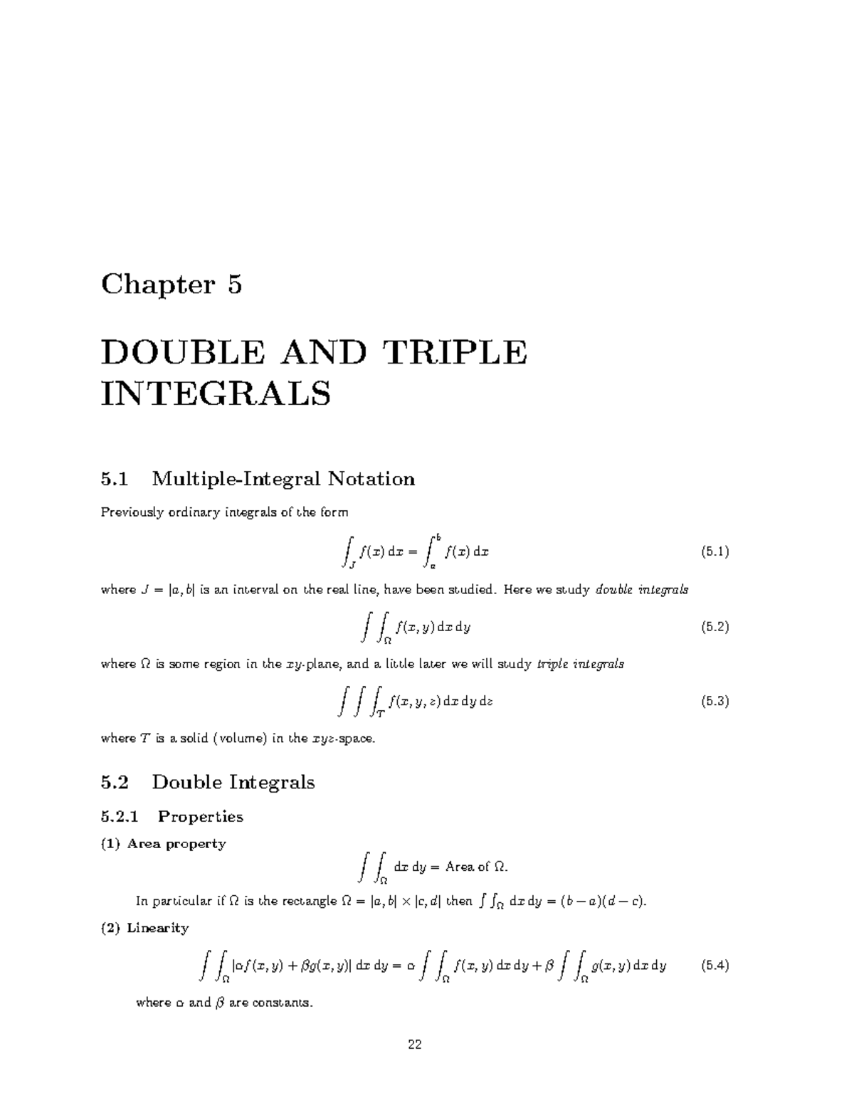 Engineering mathematics double and triple integral - Discrete ...
