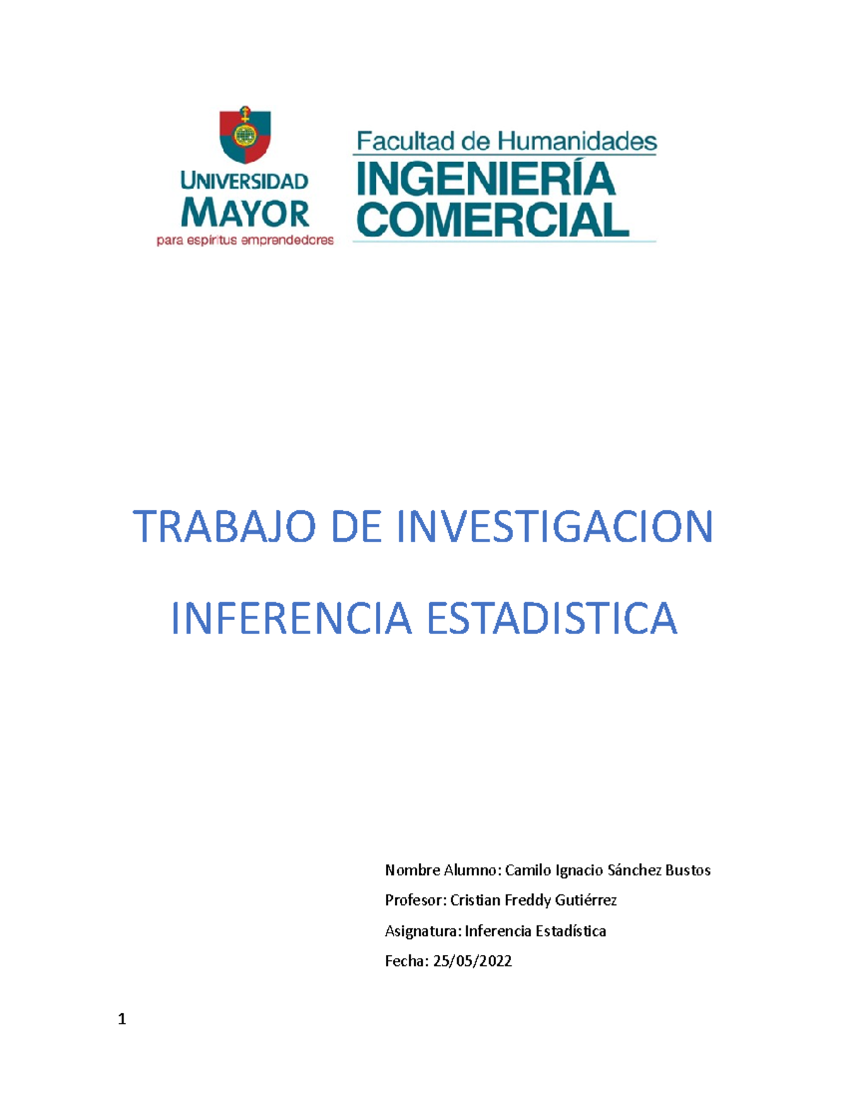 Hoja De Trabajo De Observaciones E Inferencias