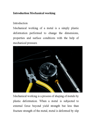 Mechanical Form measurements - Form measurement Form measurement Form ...
