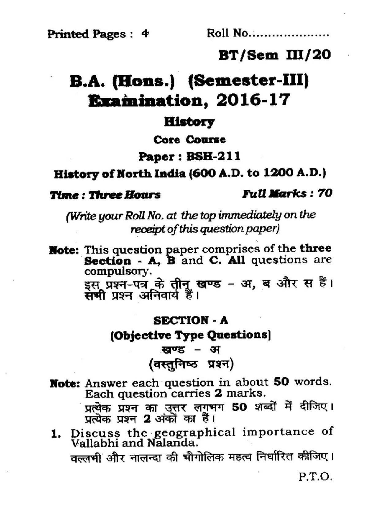 BA. History - Tygt - Sociology - Studocu