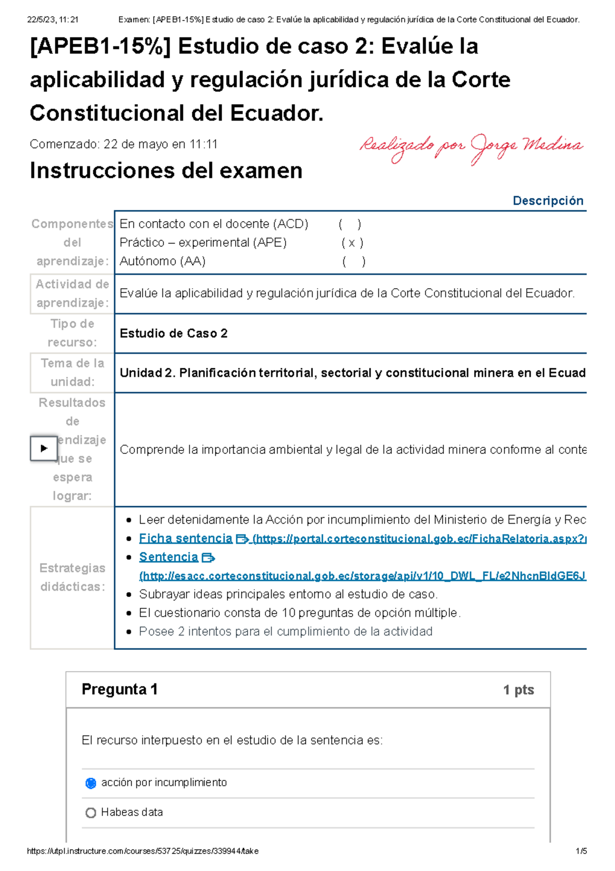 Estudio de caso 2 Evalúe la aplicabilidad y regulación jurídica de la ...