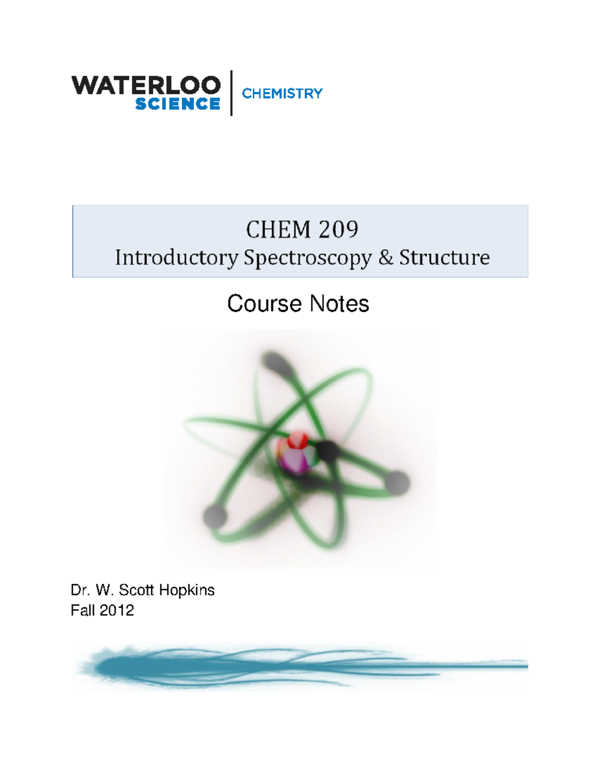 Chem 209 Course Notes Warning Tt Undefined Function 32 Warning Tt Undefined Function 32