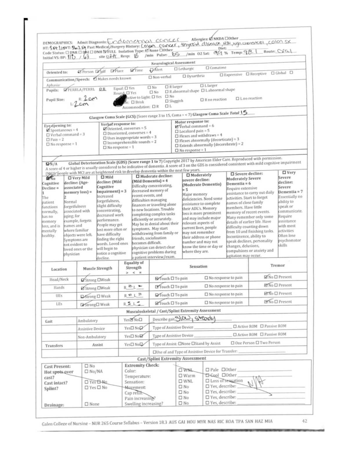 Clinical Packet 3 - Supplemental info - NUR265 - Studocu