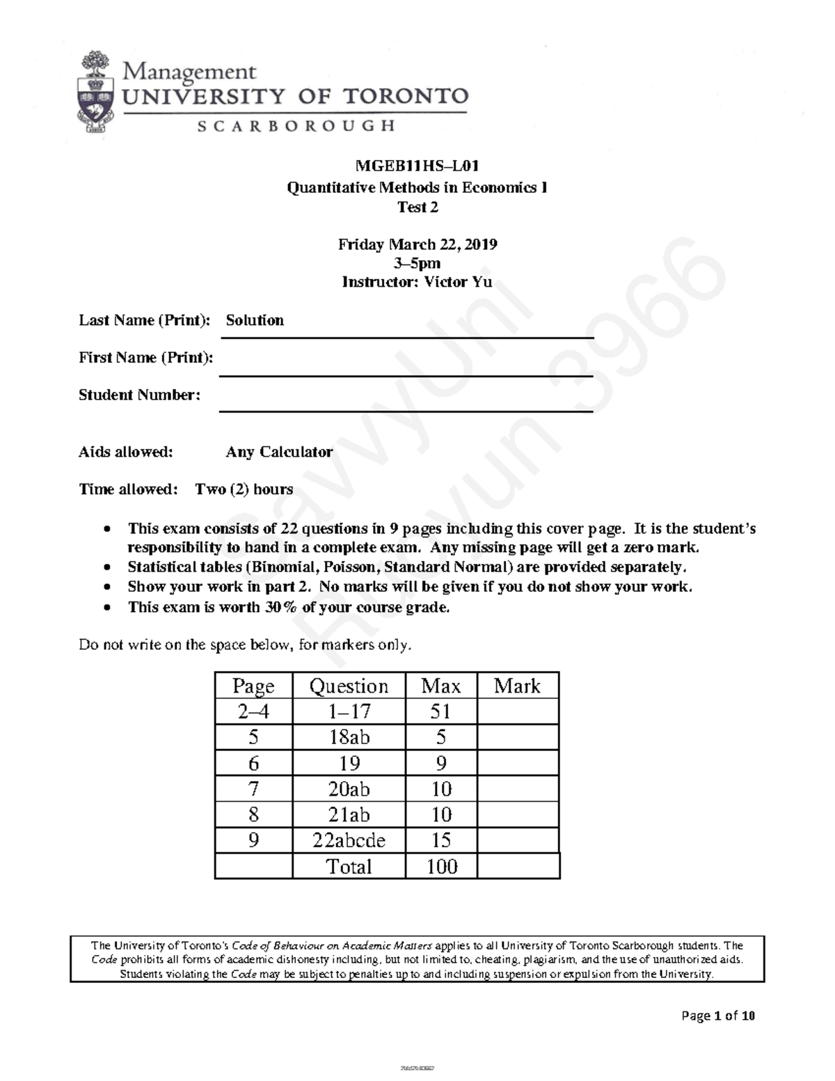 2019 03 22 Test2S Past Test Page 1 Of 10 MGEB11HS L