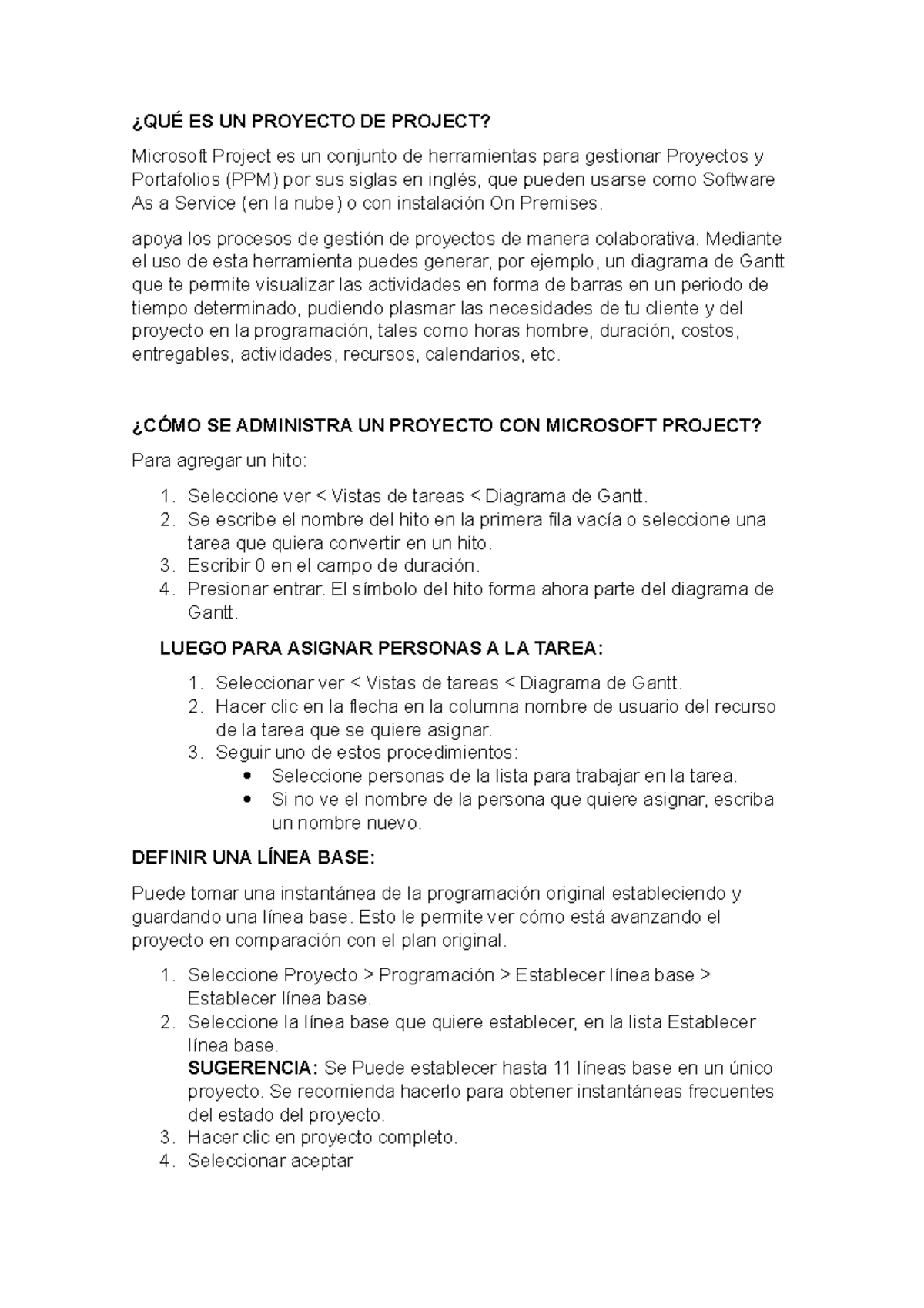 QUÉ ES UN Proyecto DE Project FORO Tematico - ¿QUÉ ES UN PROYECTO DE ...