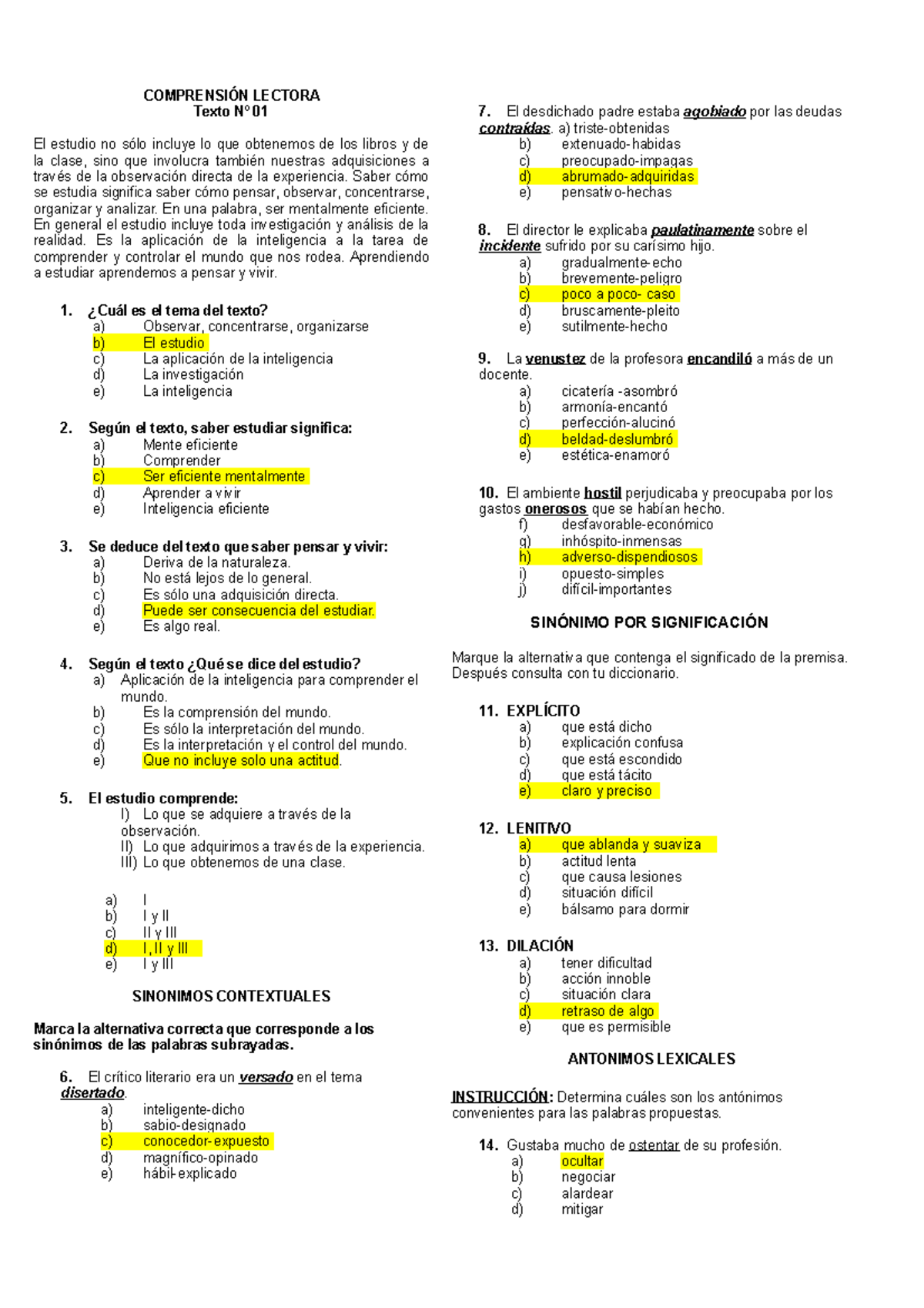 ADES Flores Navarro Jean Franco - COMPRENSIÓN LECTORA Texto Nº 01 El ...