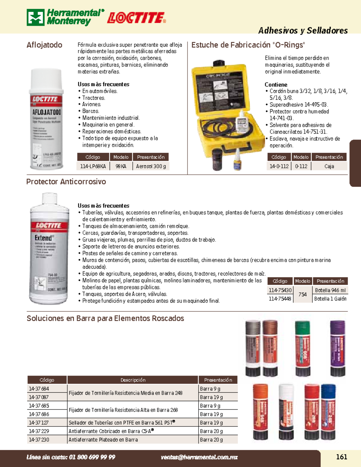Kit de fabricación o rings - Línea sin costo: 01 800 699 99 99 ventas ...