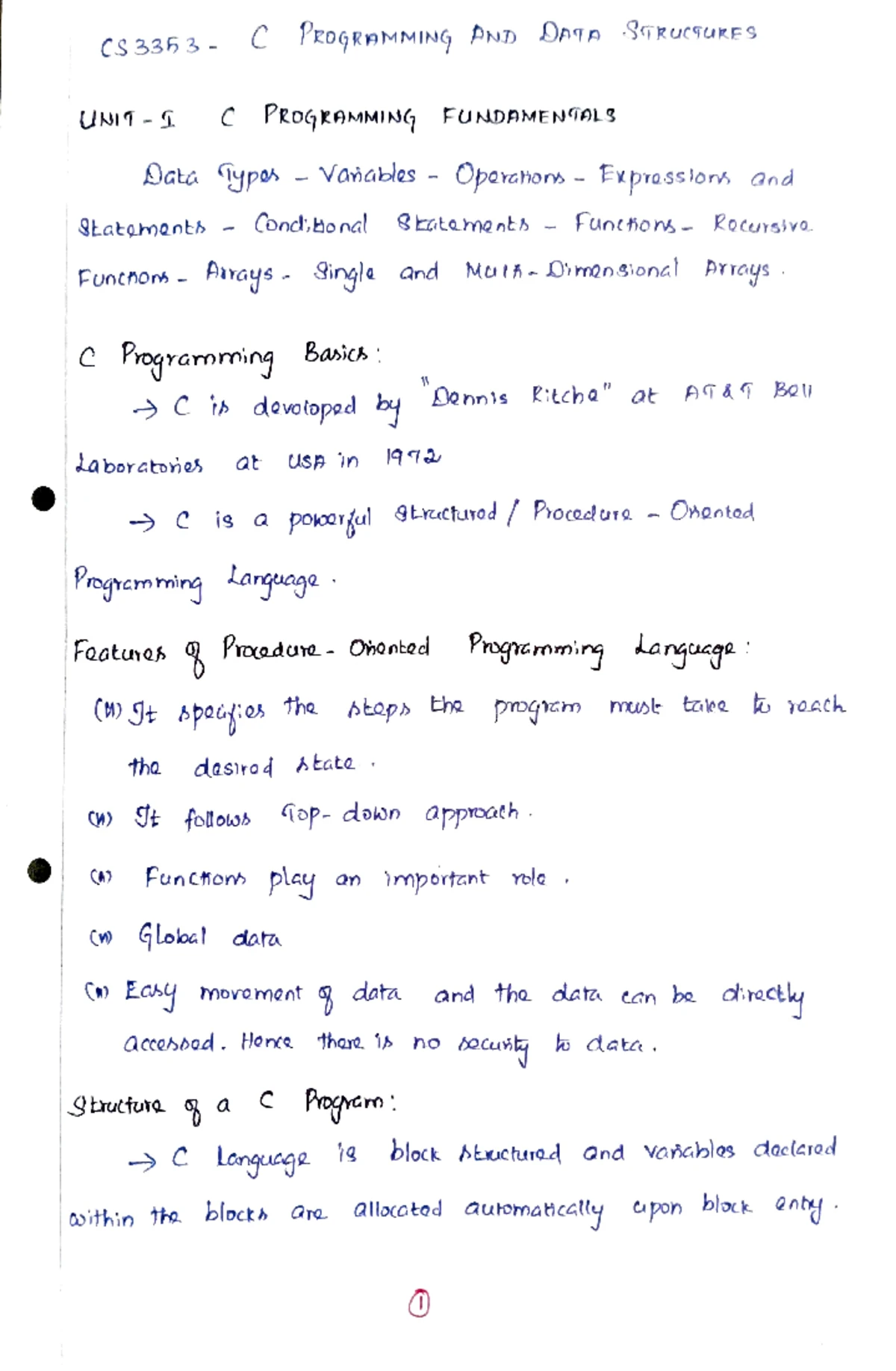JAVA Notes - ;,:.r~~' ,. PAGE NO: I I iti~~.ll..!...~ - Studocu
