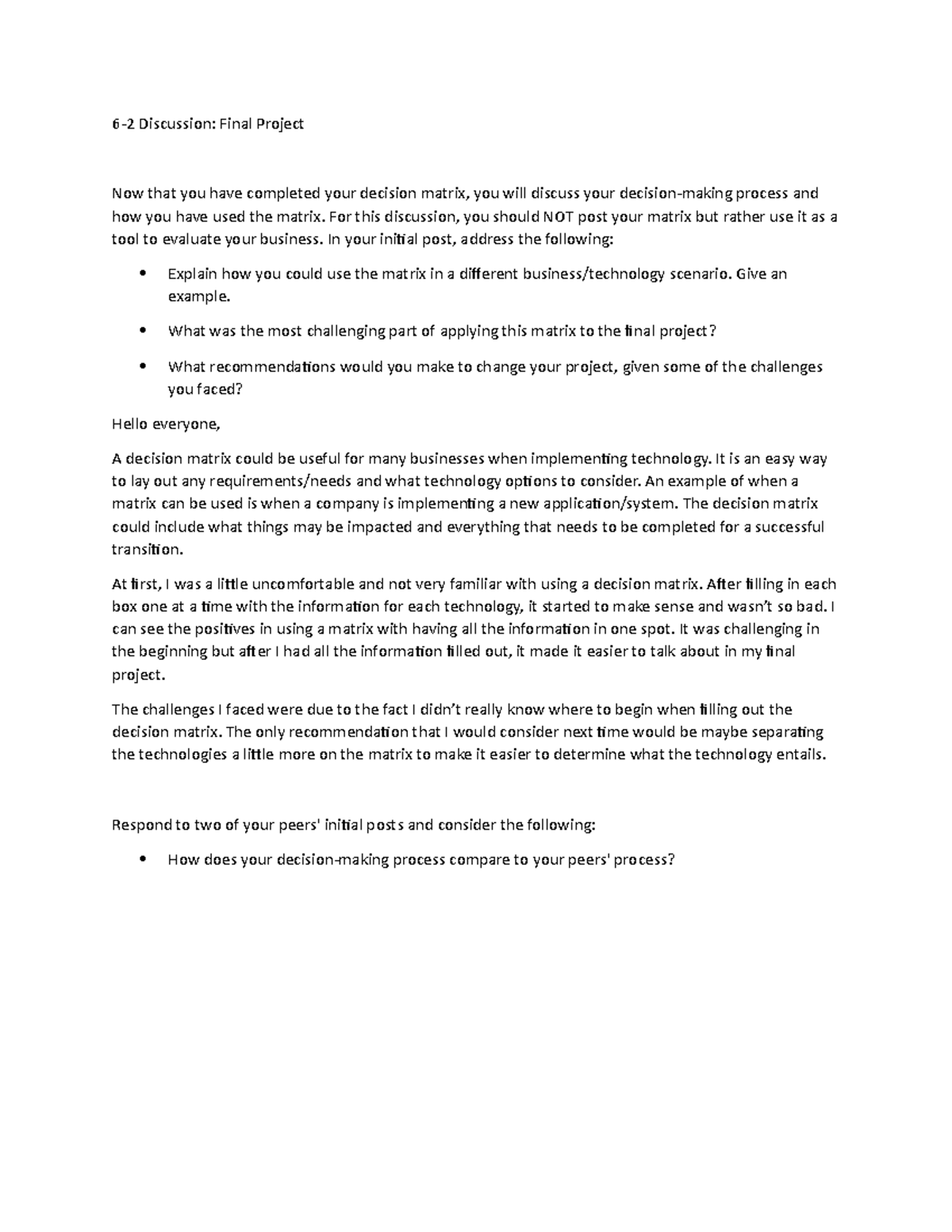 6-2 Discussion IT - Deprecated API usage: The SVG back-end is no longer ...