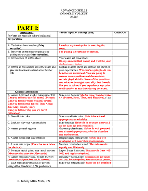 THE Nursing Process CASE Studies SP20 - KCKCC PN KSPN102 FOUNDATIONS OF NURSING THE NURSING ...