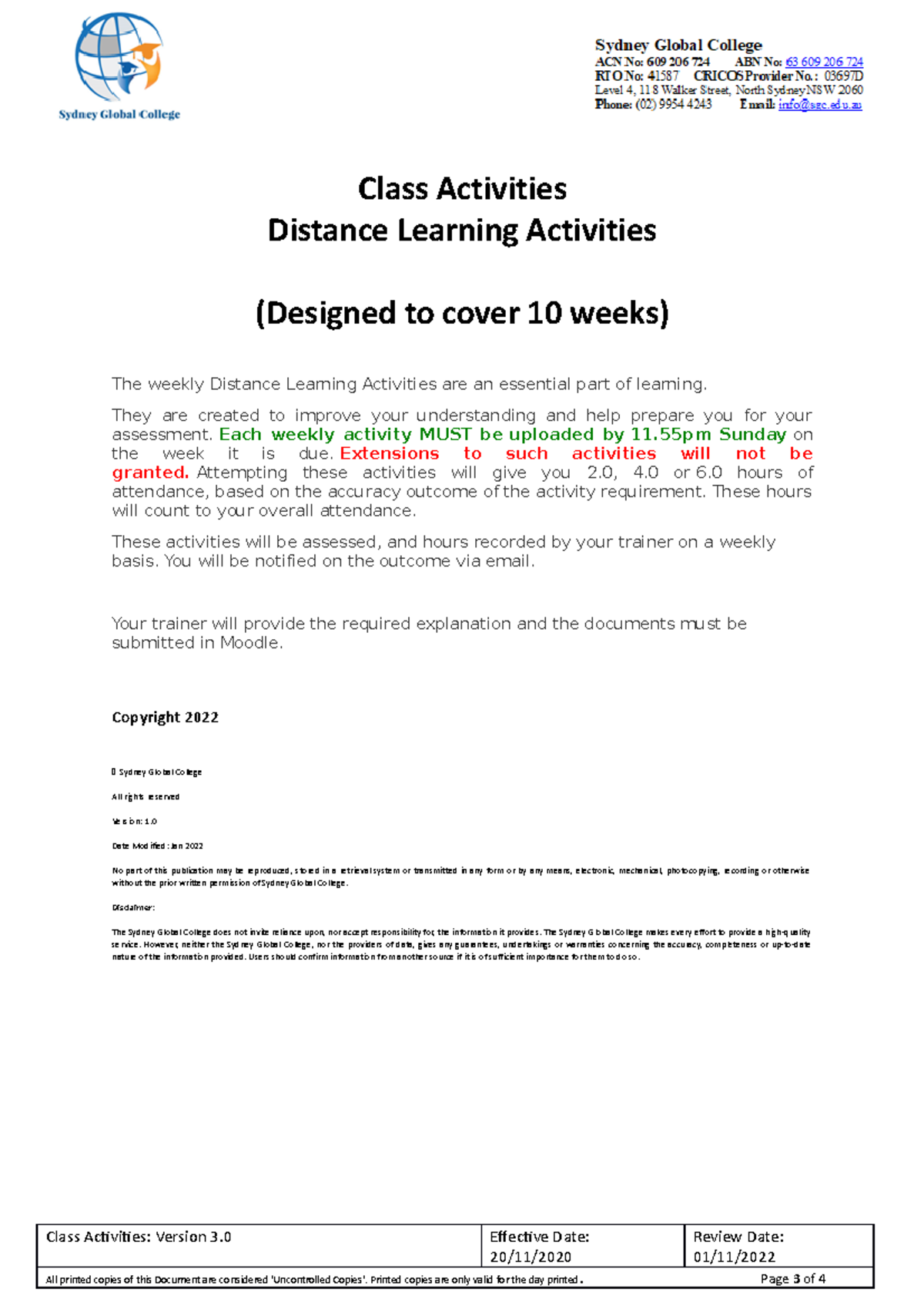 Bsbcrt 611 Class activity book - Assessor Copy - Class Activities ...