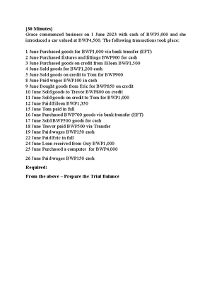 MGT 203 Course Outline - Tauetsile - University of Botswana MGT 203 ...