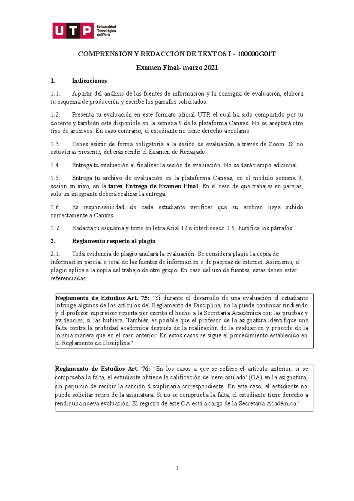 CRT1 CGT+ Examen+ Final Marzo+2021+ 100000 G01T+ Comprensi%C3%93N+Y+ ...