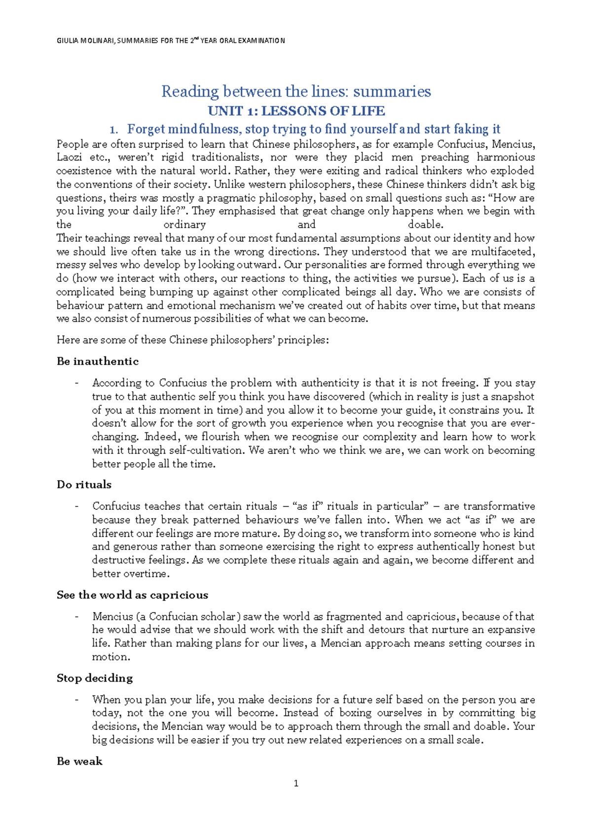 Reading between the lines summaries - Forget mindfulness, stop trying ...