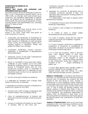 RA 6657 as amended by RA 9700 word doc - REPUBLIC ACT NO. 6657 (As ...