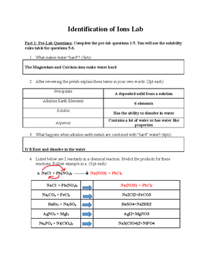Titration Lab Sheet 1 - lab - CHEM 121 - LU - Studocu