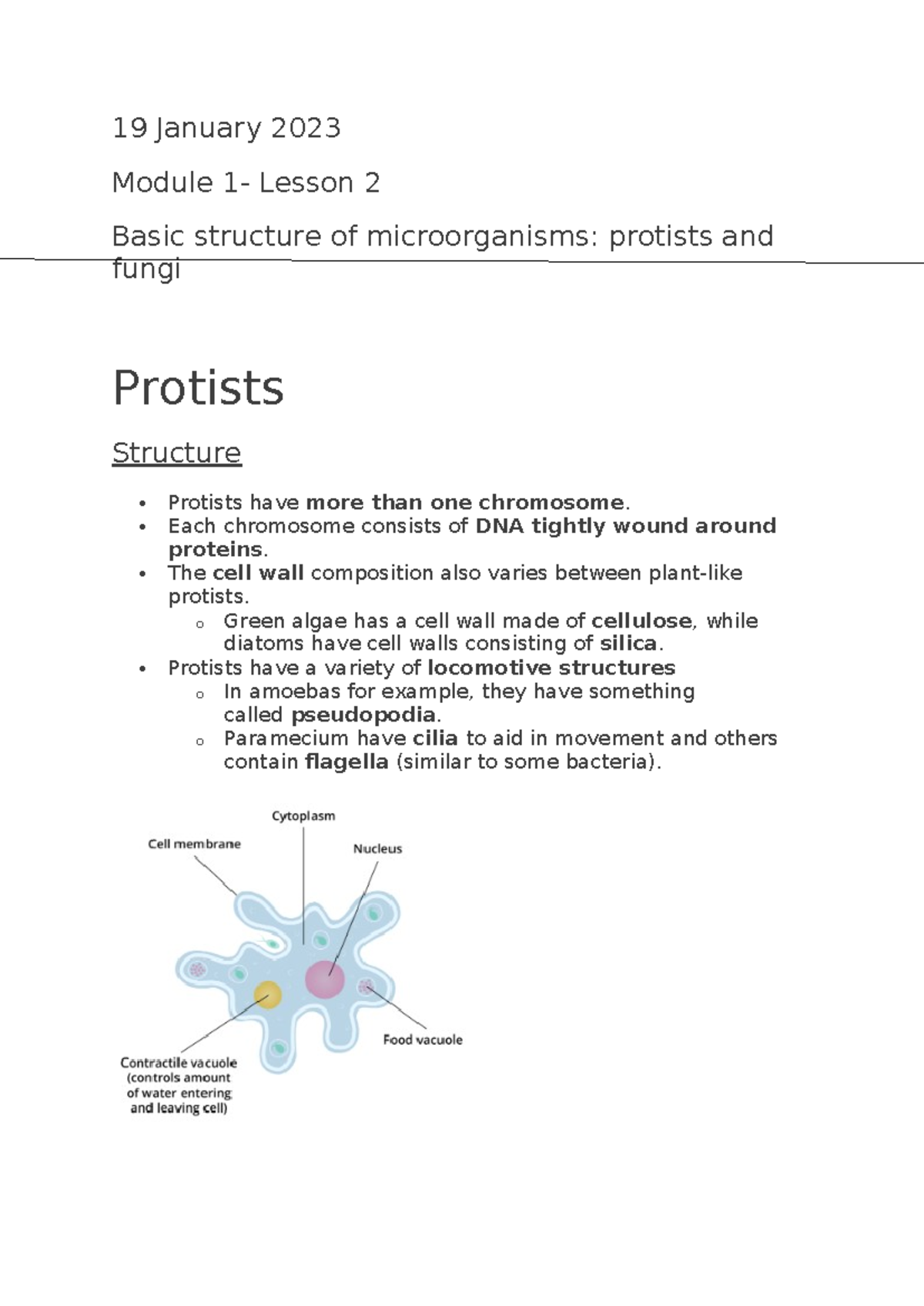 Module 1- Biodiversity and Classification of Microorganisms - 19 ...