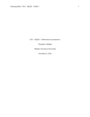 PREA Assessment - PRE-A QUESTIONS - C361 - WGU - Studocu