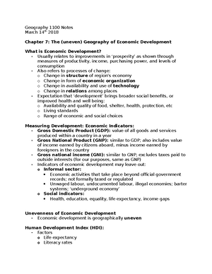 Human Geography : Study Guide - Final Guide - Geog Hu a Geography ...