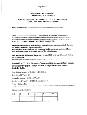Form 1 Revision material - MODULE: THE NATURE OF SCIENCE TOPIC: DOING ...