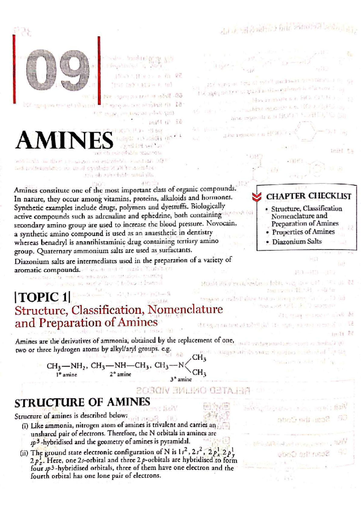 9. Amines - Chemistry - Studocu