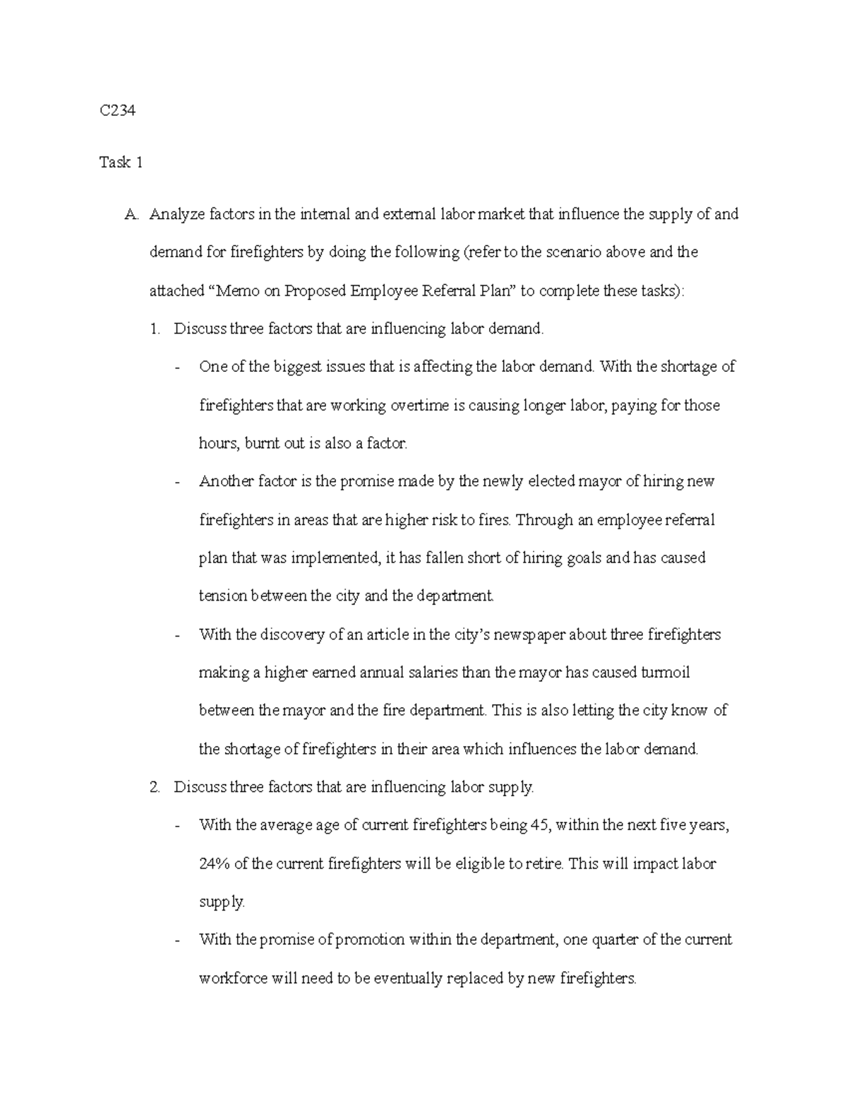 C234 - Task 1 Revised P - PA and OA - C234 - WGU - Studocu