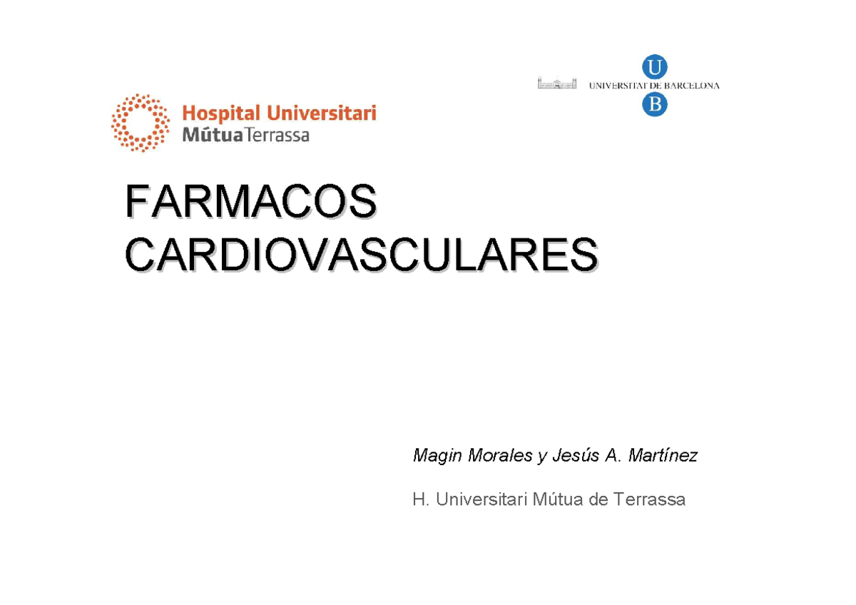 Fcos cardiovasc pres06 - FARMACOSFARMACOSCARDIOVASCULARES ...