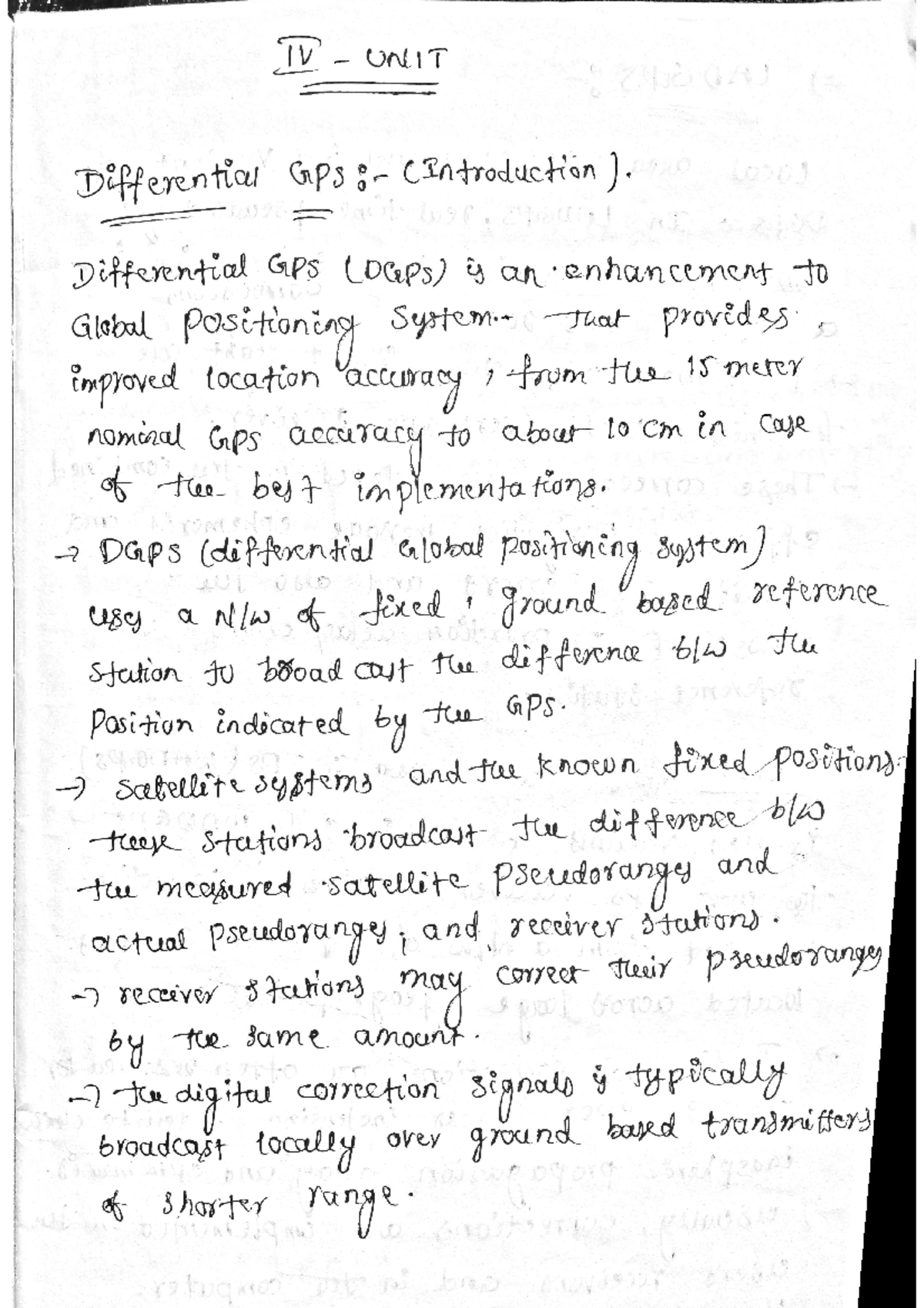 Gps 4th unit - Yes - BE , Electronics - Studocu