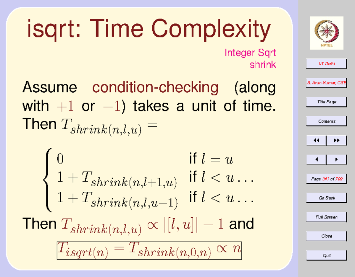 Introduction to Computer Science-35 - IIT Delhi S. Arun-Kumar, CSE ...
