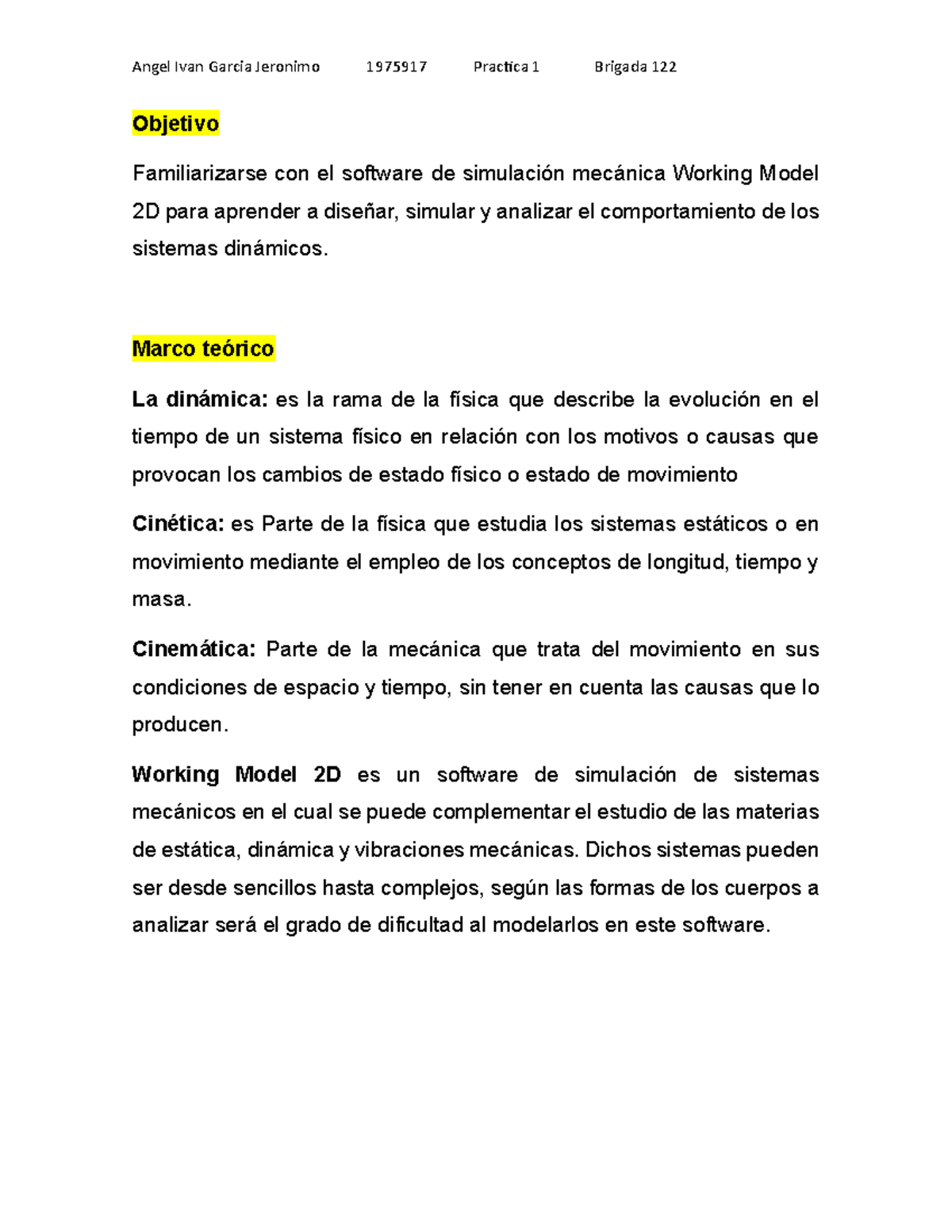 Practica 1 2 - Objetivo Familiarizarse con el software de simulación ...