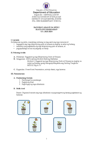 Detailed Lesson PLAN IN TLE-10 Mary Grace Montenegro 2 - Department of ...