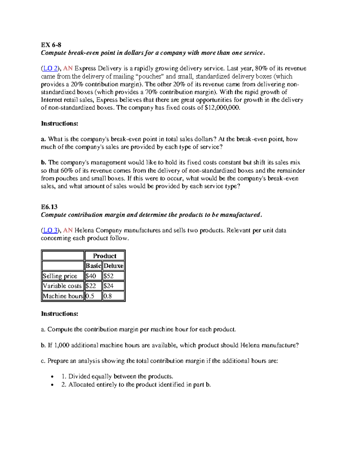CP 6 - Numerical solutions - Warning: TT: undefined function: 32 EX 6- Compute break-even point ...