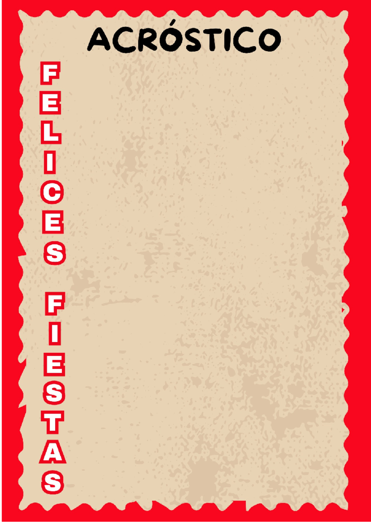 Acróstico - Acrostico - Diseño gráfico - ACROSTICO ACROSTICO - Studocu