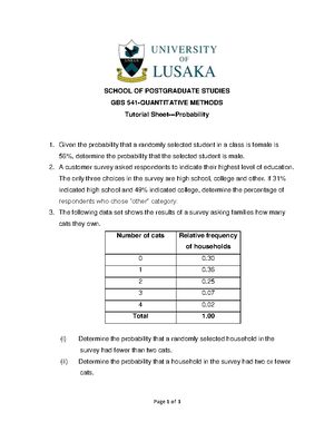 Hypothesis-testing - Tutorial Questions - Quantitative Methods - Studocu