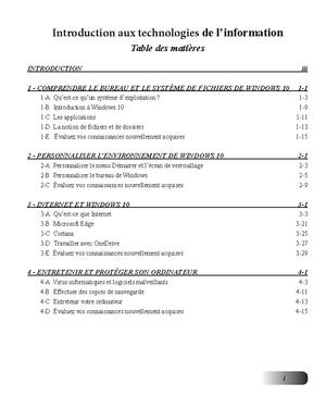 introduction à l'informatique - Exercice 10H Nommez les différentes ...