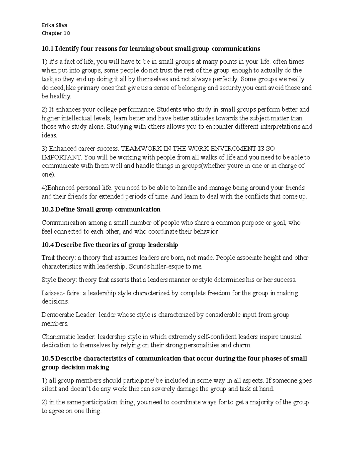 Com HWChapter 10 - Homework assignment for INTRO to COMMUNICATIONS ...