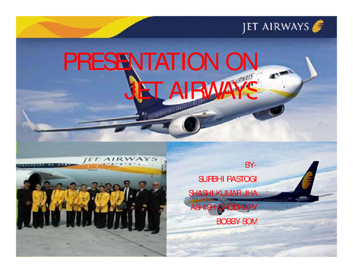 PPT6 - Thank you - PRESENTATION ON JET AIRWAYSJET AIRWAYS BY- SURBHI ...