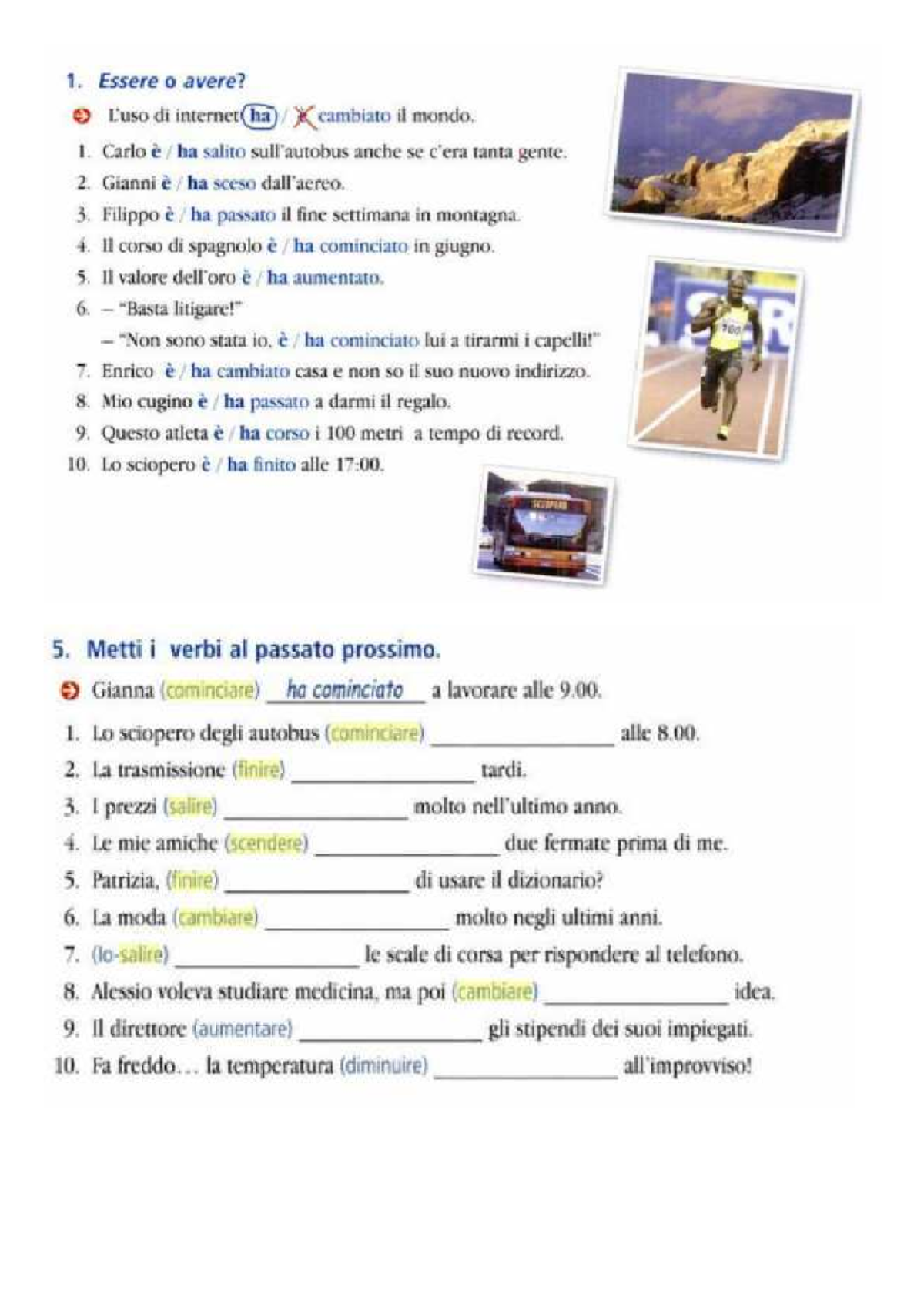 Cominciare finire - apuntes - Idioma Moderno: Italiano - Studocu