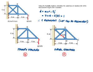 Truss Example 2 Lec Version - EXAMPLE 2 Free Body Diagram (FBD) 1 ...