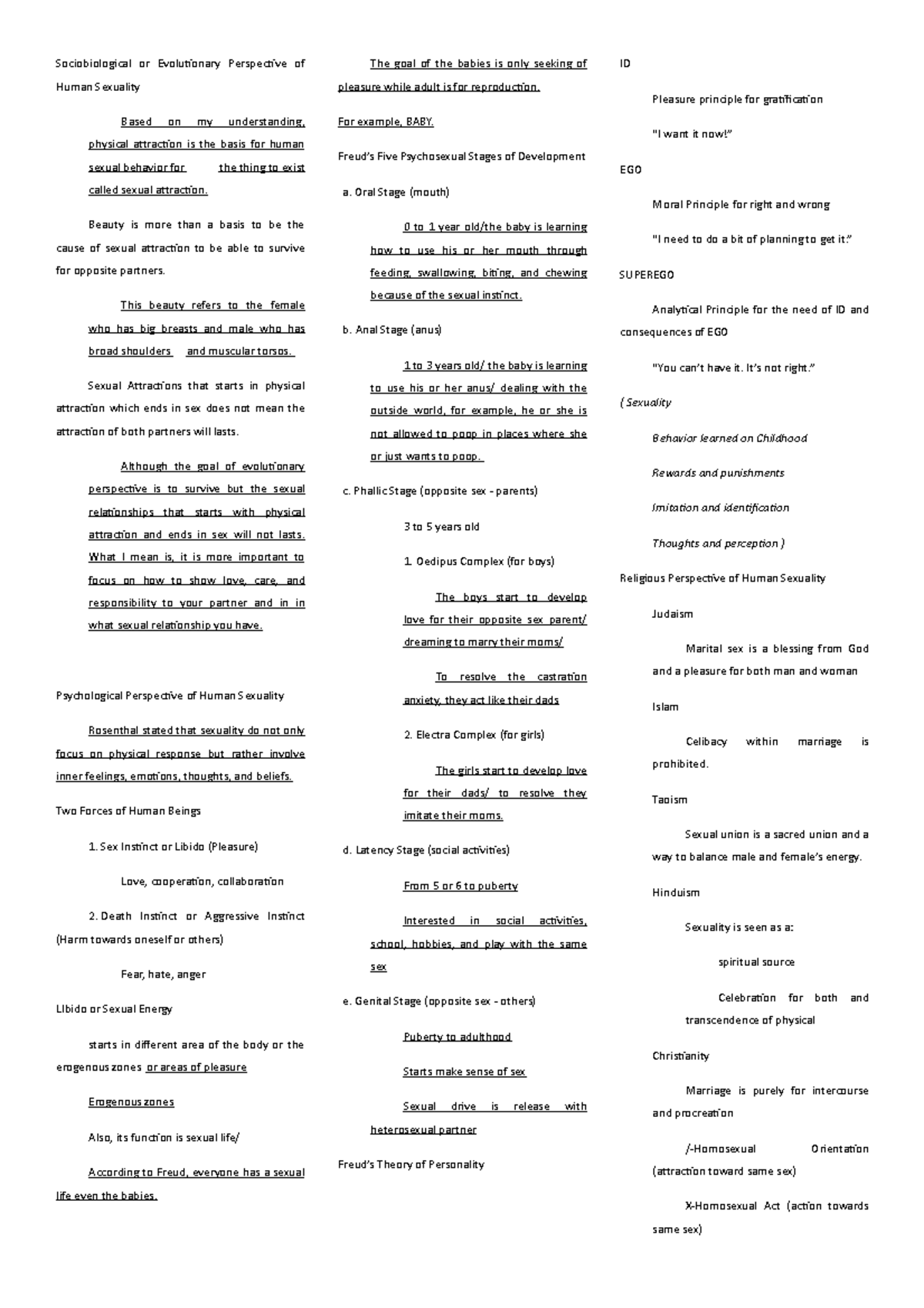 Sociobiological or Evolutionary Perspective of Human Sexuality - Beauty ...